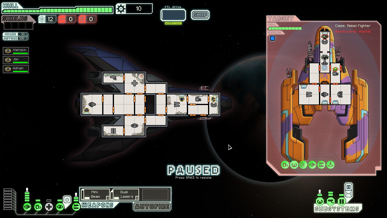 Review: FTL: Faster Than Light | Gold-Plated Games
